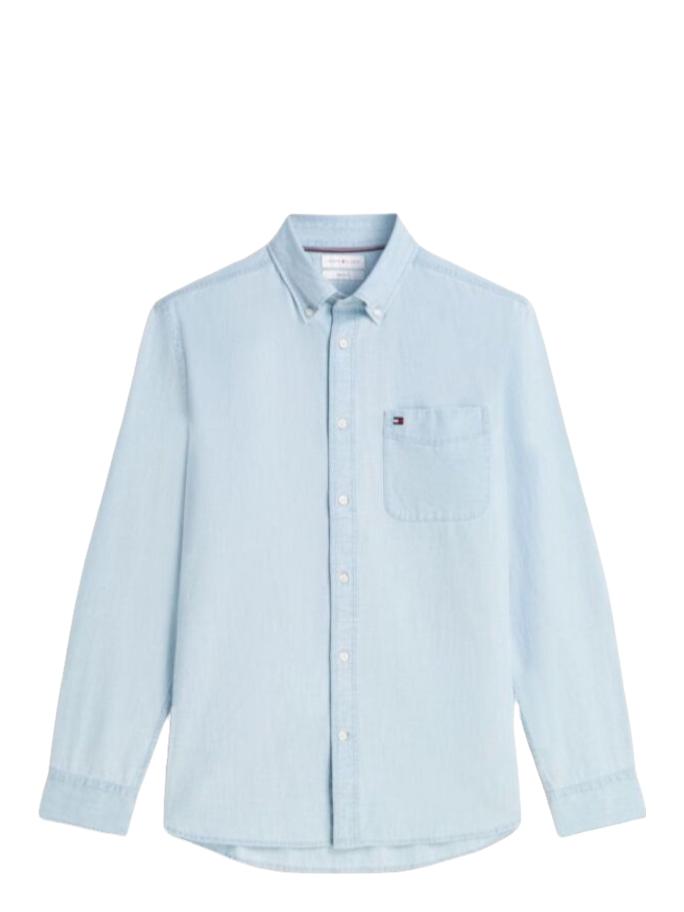 TOMMY HILFIGER button-down chest-pocket shirt